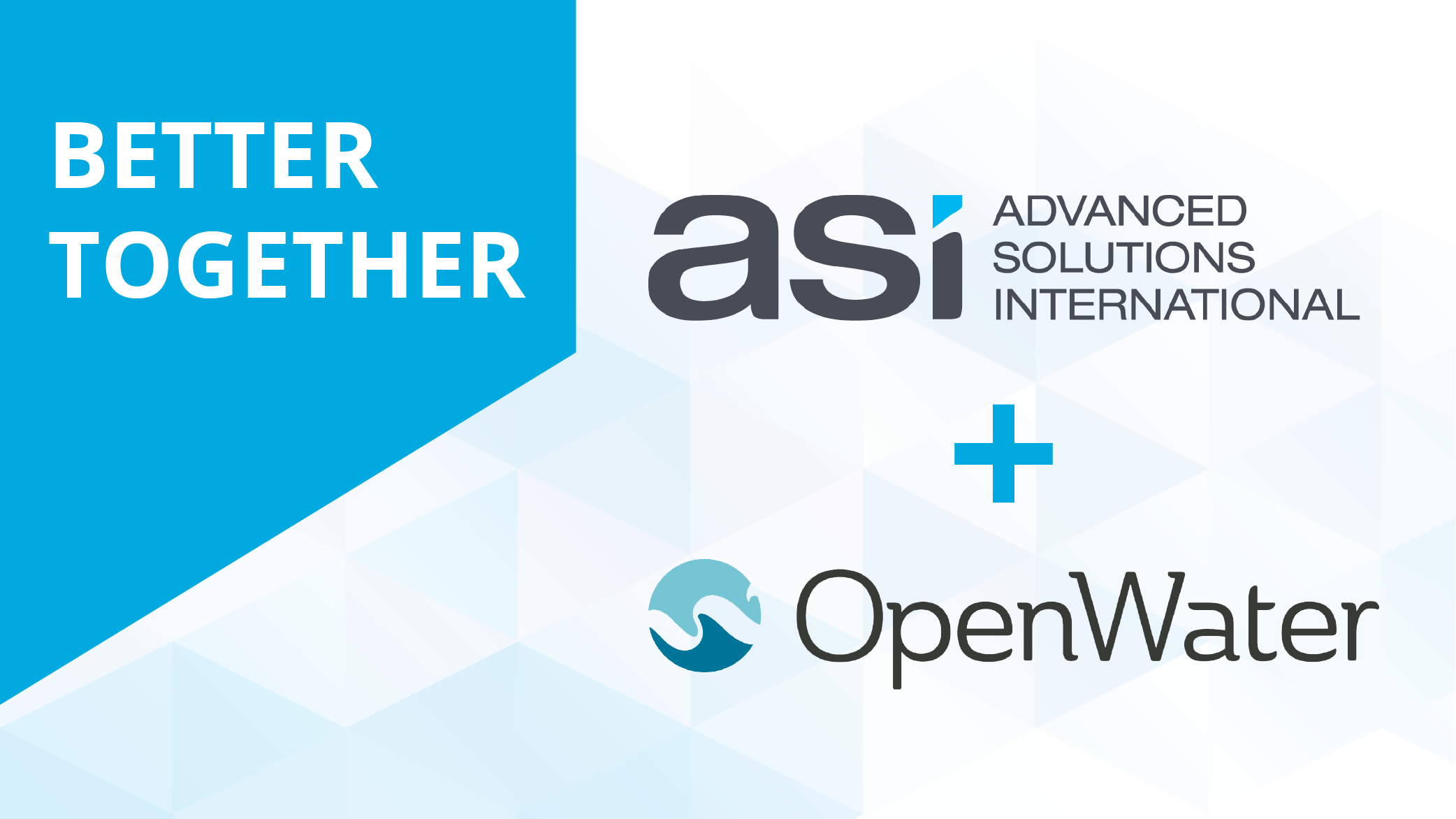 ASI Acquires OpenWater, the Market-Leading Provider of Application ...